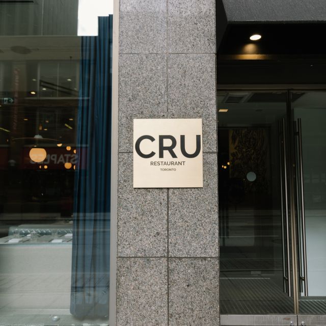 CRU Restaurant - Toronto, ON | OpenTable