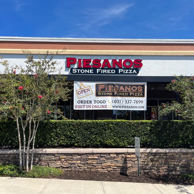 Piesanos Stone Fired Pizza- East Orlando- Town Park Restaurant ...