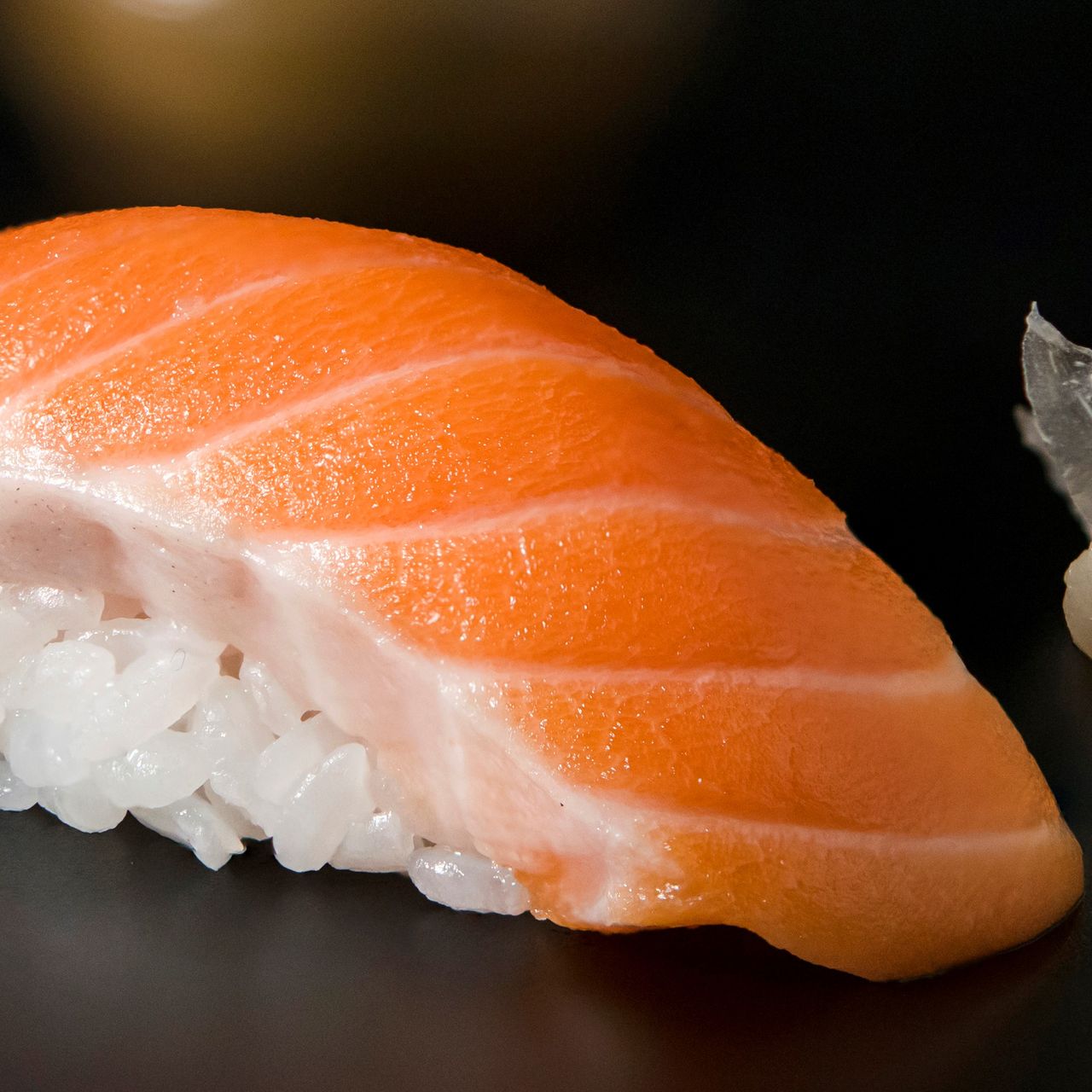 Nigiri Sake Smoked Sake Nigiri – Fushi