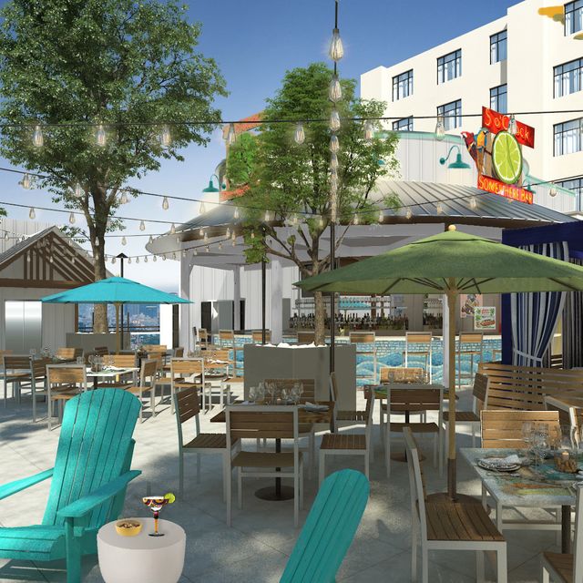 5 o'Clock Somewhere Rooftop Bar - Margaritaville Hotel San Diego ...